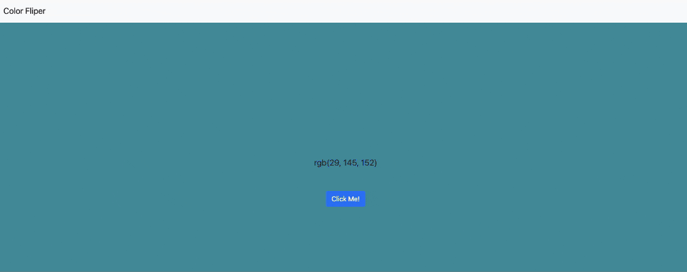 [JS] 랜덤 색상 구하기 - ColorFliper